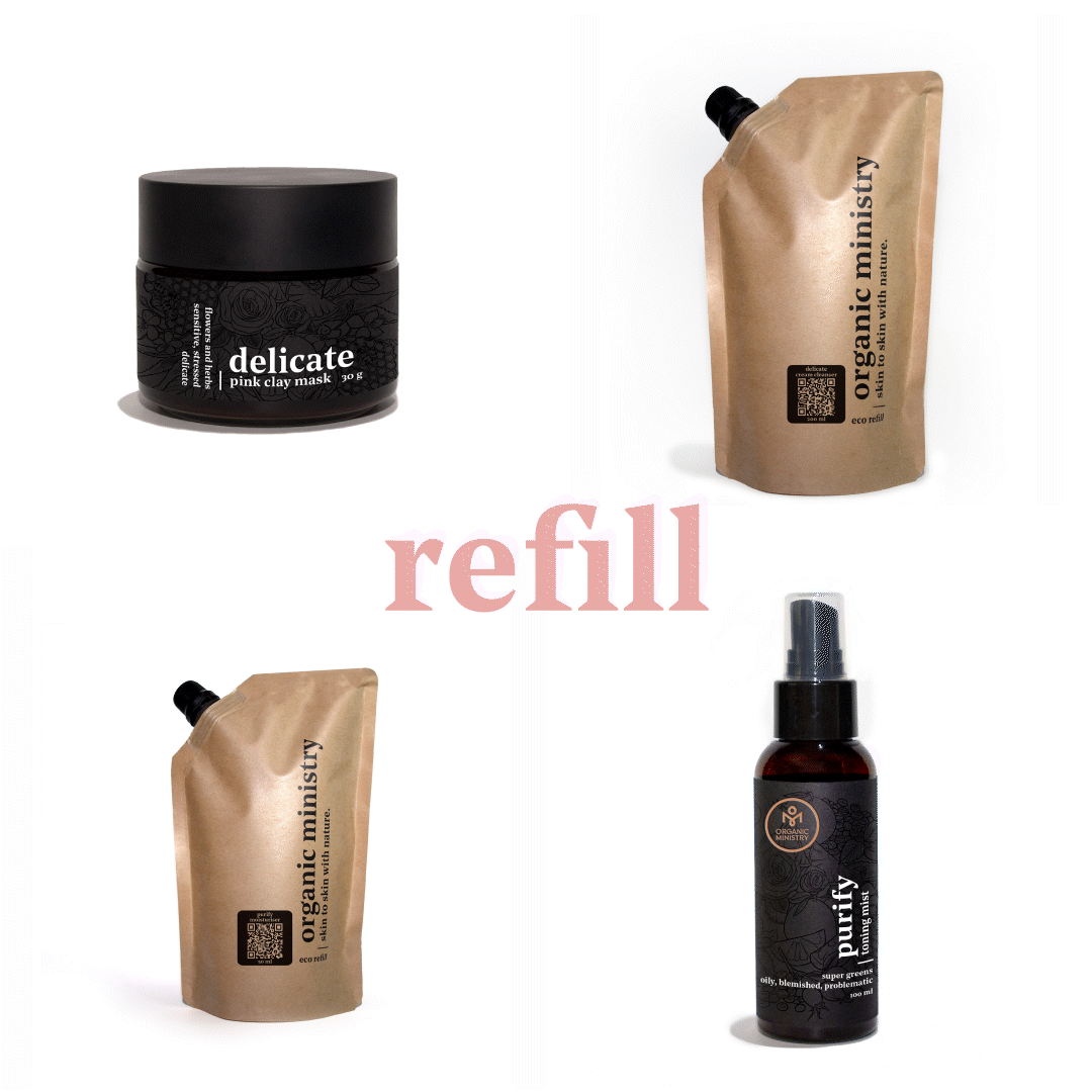 refill, reuse, rejoice. – Organic Ministry Skincare